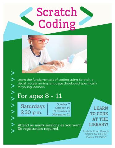 Scratch Coding for Kids | Dallas Public Library